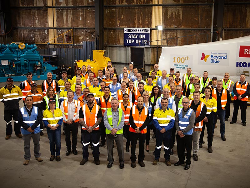 Komatsu and Cummins celebrate 100th engine repower delivery to Rio ...